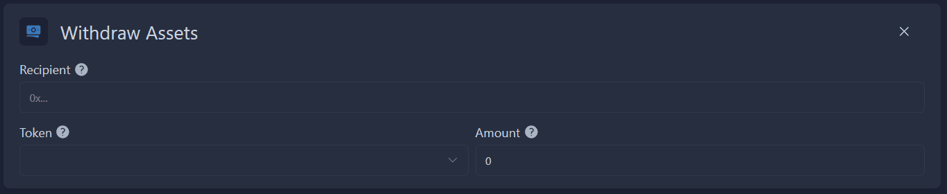 Withdraw Assets – SecureSECO DAO Docs